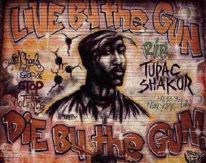 2pac Graffiti People Paint By Numbers - DIY Painy By Numbers